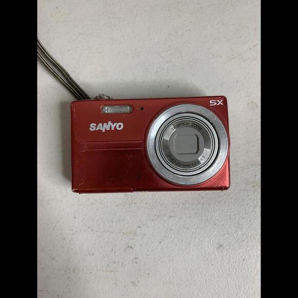Cameras, Photo & Video | Sanyo 14mp Digital Camera Compact Red Model ...